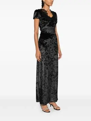 Ermanno Scervino Velvet Maxi Dress
