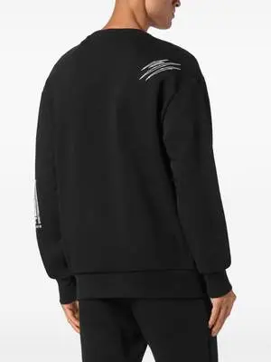 PLEIN SPORT Barcode Print Sweatshirt