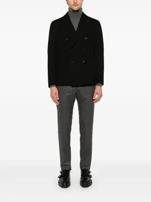 Tagliatore Virgin Wool Double-breasted Blazer