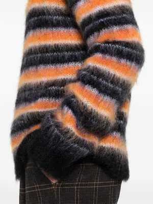 Marni Striped Mohair Blend Sweater