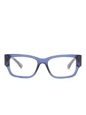Balenciaga Rectangle-frame Glasses - Blue