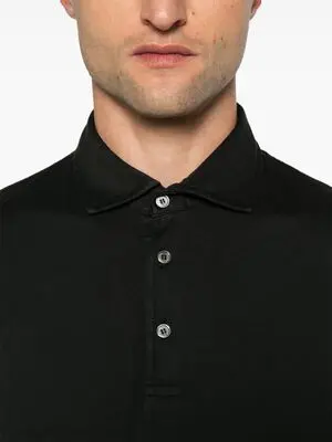 Fedeli Zero Polo Shirt - Black