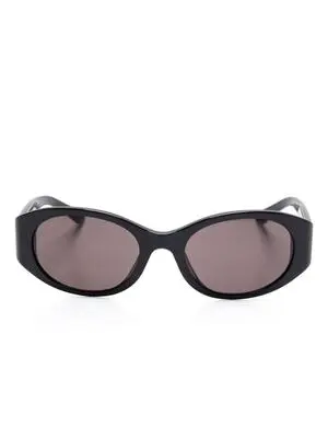 Balenciaga Oval-frame Sunglasses - Black