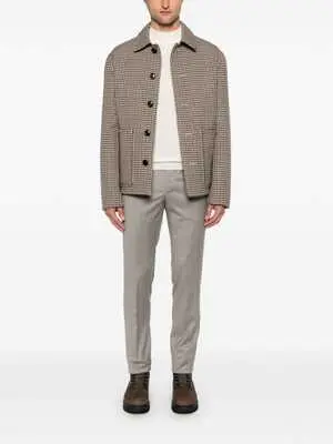 PT TORINO Slim-cut Trousers - Neutrals