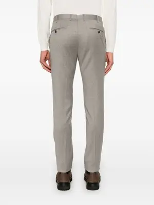 PT TORINO Slim-cut Trousers - Neutrals