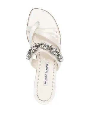 Manolo Blahnik Perlusa Sandals