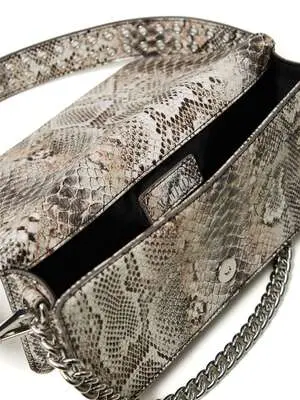 TWINSET Snakeskin-print Crossbody Bag