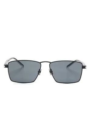 Saint Laurent Rectangle-frame Sunglasses - Black