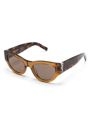Saint Laurent Slm94 Sunglasses - Brown
