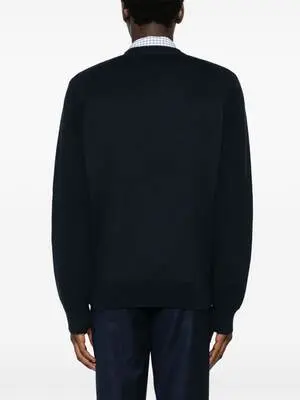 BOSS Panelled Sweater - Blue