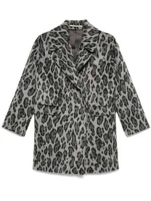 Tagliatore Leopard-print Coat