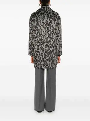 Tagliatore Leopard-print Coat