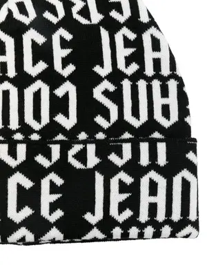 Versace Logo-jacquard Beanie Hat
