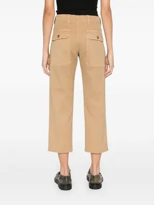 Aspesi Gabardine Cropped Trousers