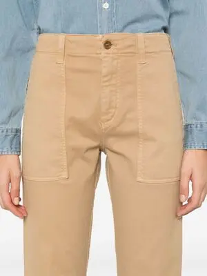 Aspesi Gabardine Cropped Trousers