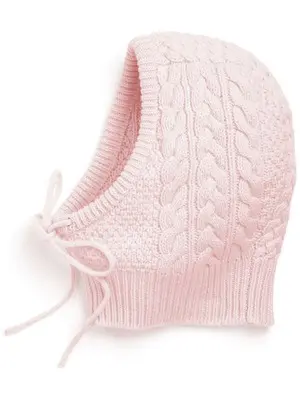 BARRIE Cashmere Balaclava - Pink