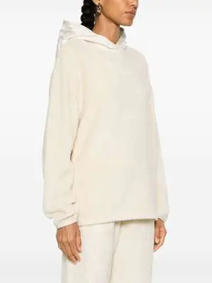 Moncler Fleece Hoodie - White