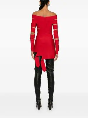 Off-White Crystal-embellished Mini Dress
