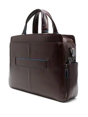 PIQUADRO Leather Laptop Bag - Brown
