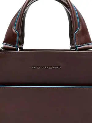 PIQUADRO Leather Laptop Bag - Brown