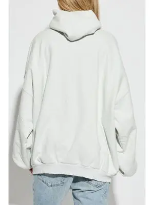 Balenciaga Planet Earth Hoodie - White