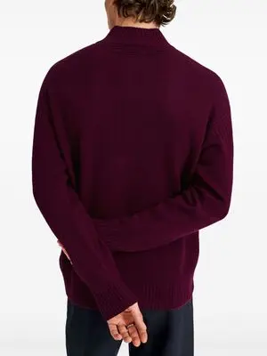 Pringle Of Scotland Zip Cashmere Jumper - Red