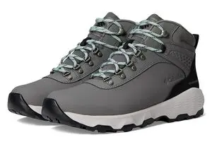 Columbia Newton Wander Leather Lace-up Boots - Gray