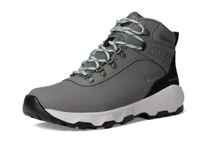 Columbia Newton Wander Leather Lace-up Boots - Gray