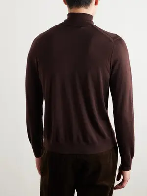 Purdey Slim-fit Cashmere Rollneck Sweater