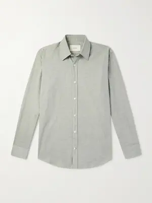 Purdey Cotton-flannel Shirt - Green