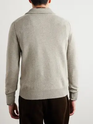 Purdey Cashmere Zip-up Sweater