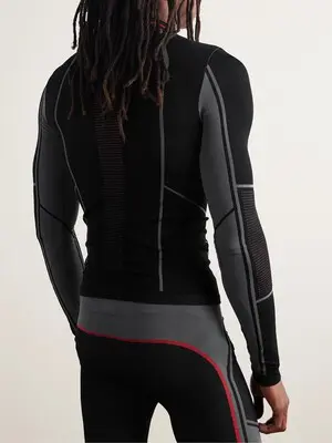 Moncler Logo-jacquard Stretch-knit Ski Base Layer