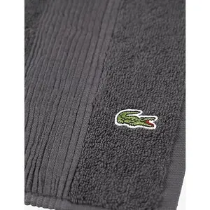 Lacoste Casual Logo-embroidered Cotton 55cm X 80cm - Orange