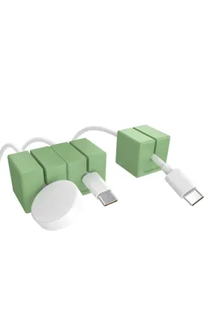 FUNCTION101 Cable Blocksmagnetic Cable Organizers - Green