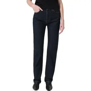 AGOLDE 90s Pinch Waist High-rise Straight Leg Jeans - Polished
