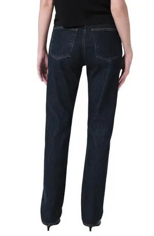 AGOLDE 90s Pinch Waist High-rise Straight Leg Jeans - Polished