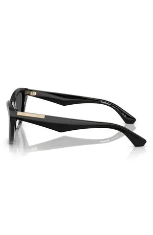 Burberry 55mm Cat Eye Sunglasses - Black/grey