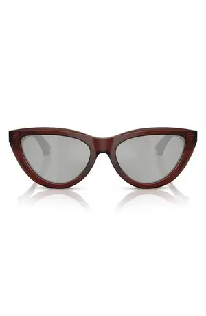 Burberry Burberry 55mm Cat Eye Sunglasses Brown