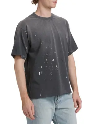 John Elliott Odeon Splatter Cotton T-shirt