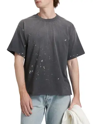John Elliott Odeon Splatter Cotton T-shirt