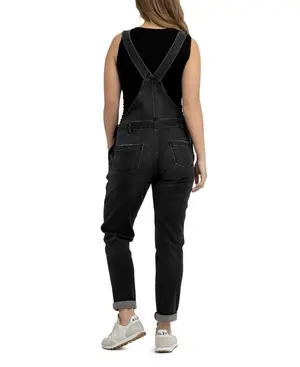 RIPE MATERNITY Denim Overalls - Black