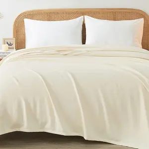 Bloomingdale'S Egyptian Cotton Diamond Blanket - Ivory