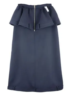 Rokh Peplum Midi Skirt