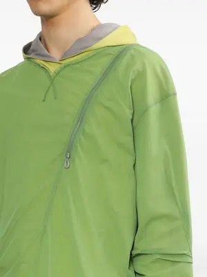 Kiko Kostadinov Knox Mesh Hoodie - Green | Editorialist