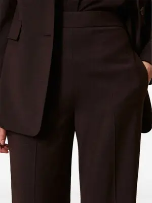 TWINSET High-waisted Trousers - Brown