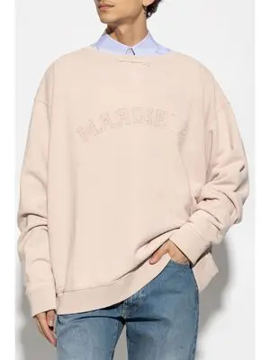MAISON MARGIELA Logo Embroidered Sweatshirt