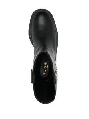 TWINSET Logo-plaque Ankle Boots