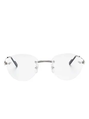 Cartier Silver Tone Eyewear For Women