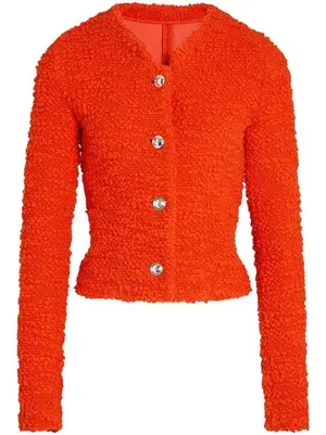 Women's Orange Tweed Jackets