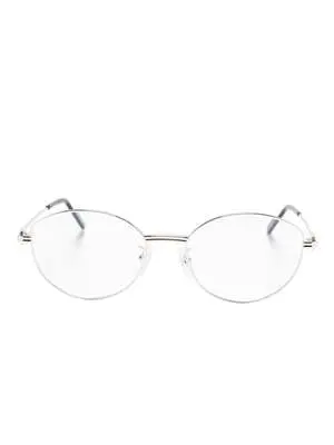 CARTIER Oval-frame Glasses - Silver
